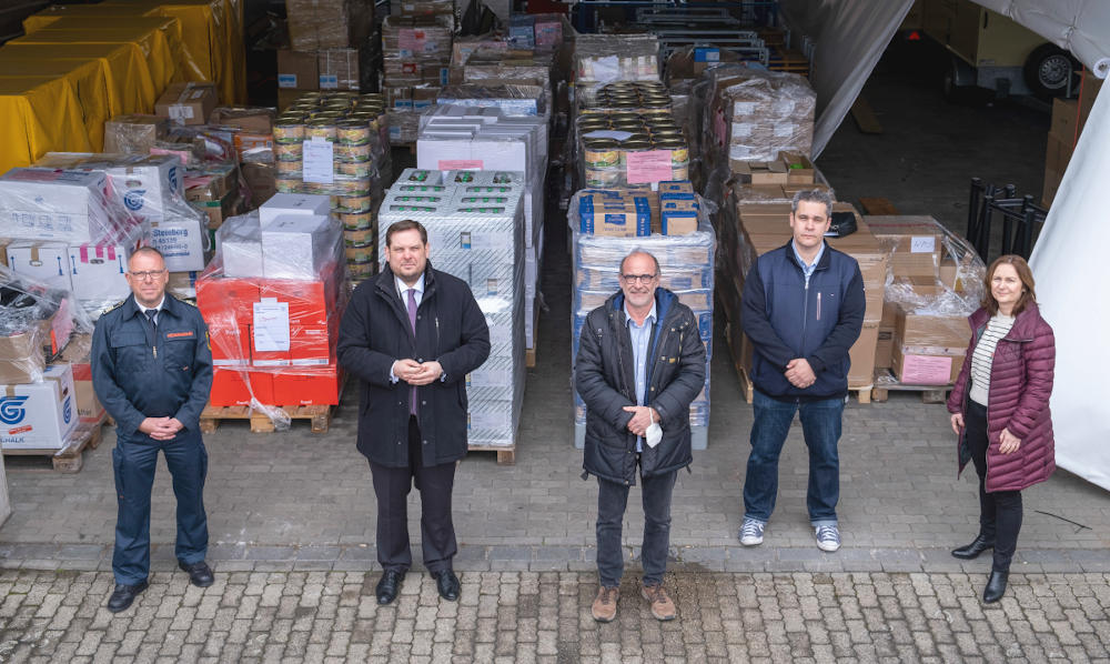 20 Tonnen Hilfsgüter für ukrainische Partnerstadt Saporishja