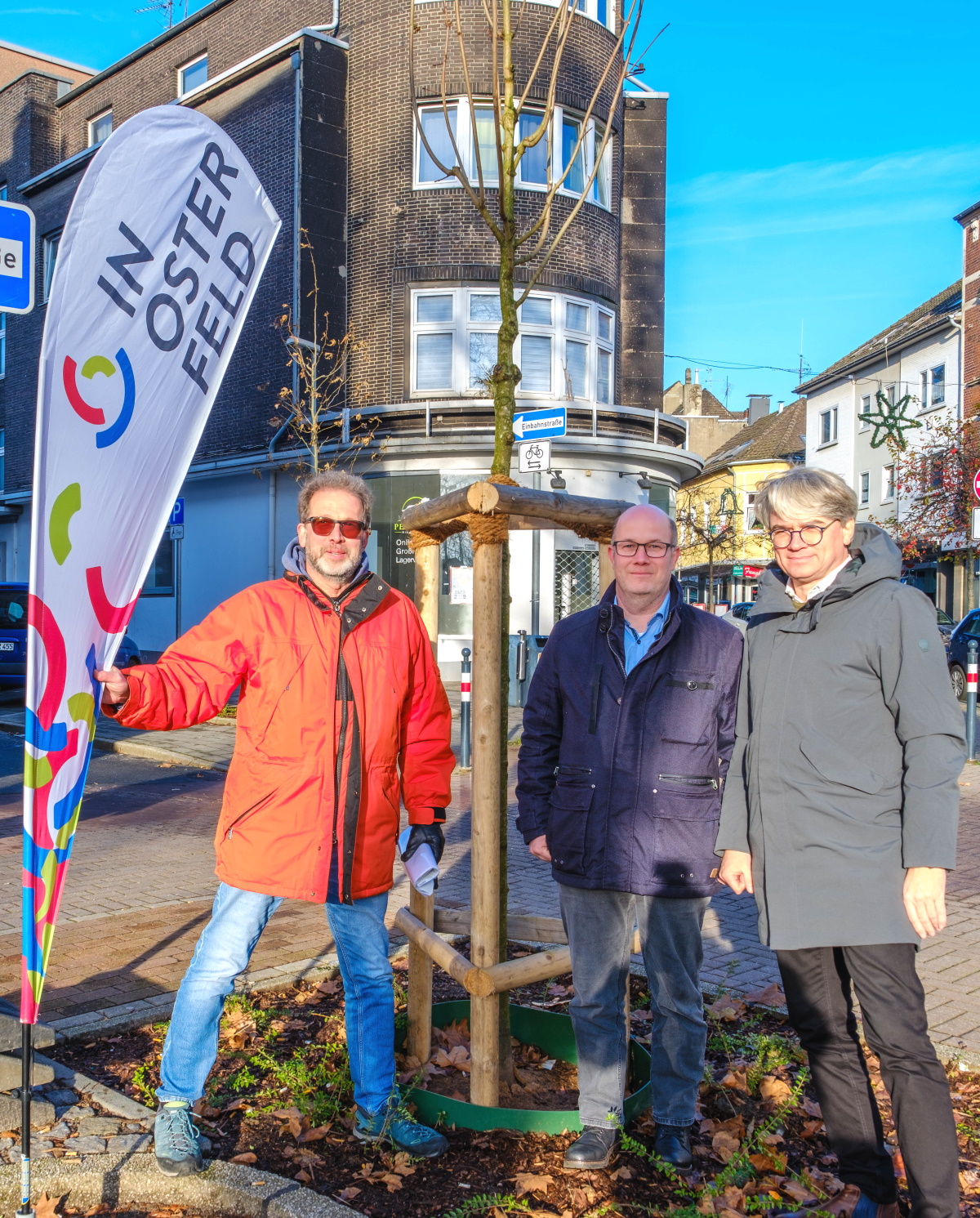 Neue Straßenbäume im Osterfelder Zentrum