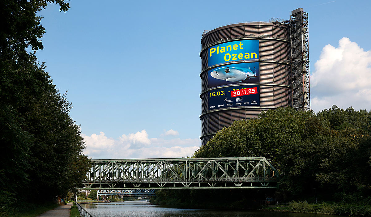 Gasometer Oberhausen verlängert Planet Ozean